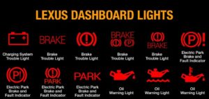 Lexus Dashboard Warning Lights, Symbols and Meanings [All]